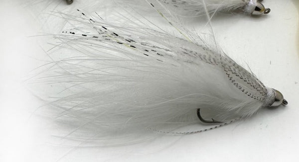 Cone Head Soft Hackle Streamer White – North Country Fly Shop